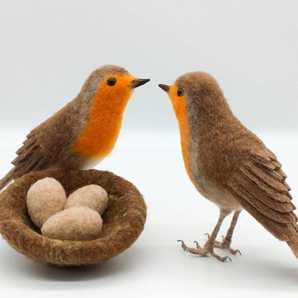 Felt Robin - Etsy UK