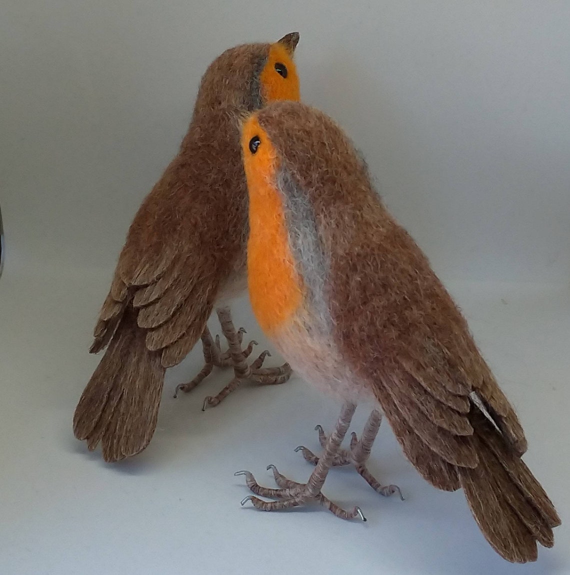 Curious Winter Robin Gift Ornament Decoration Needle Felt | Etsy