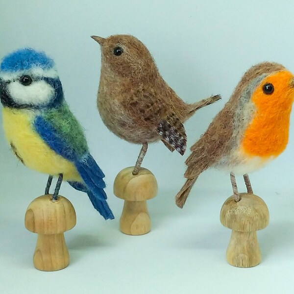 Felt Bird - Etsy