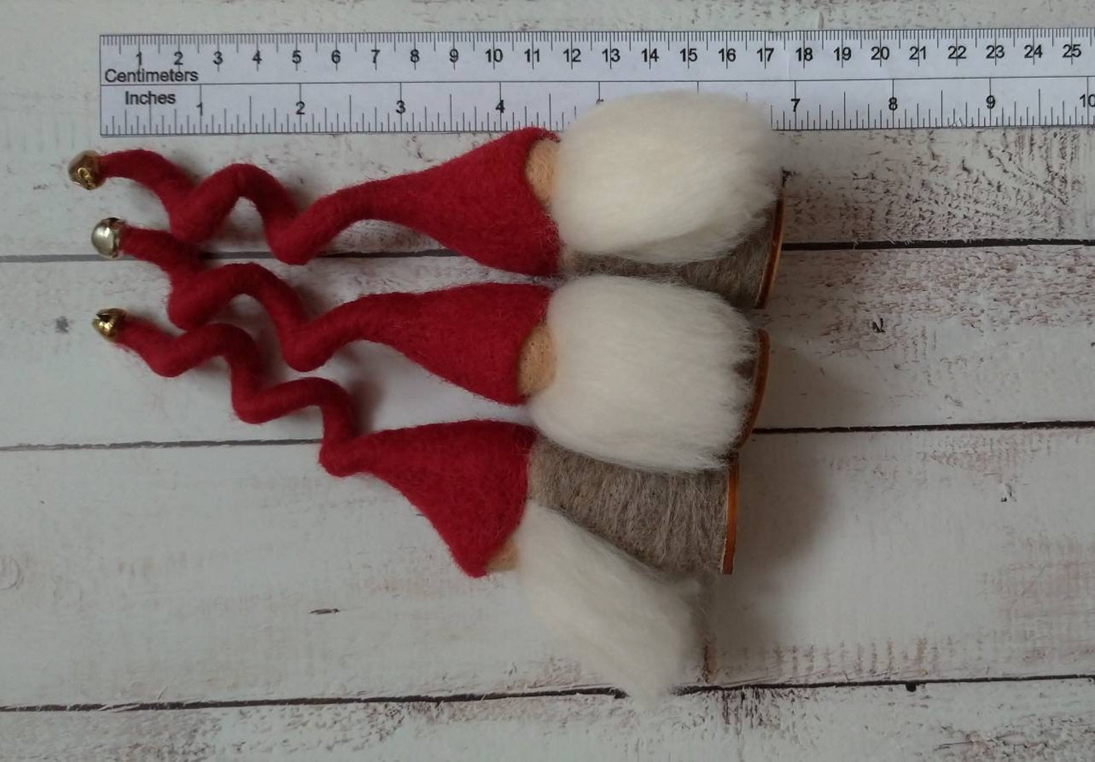 Set of 3 Needle Felted Christmas Tomte: Swedish Gnomes Decoration - Etsy