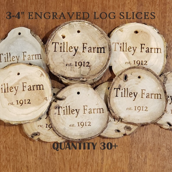 Log Slices - Etsy