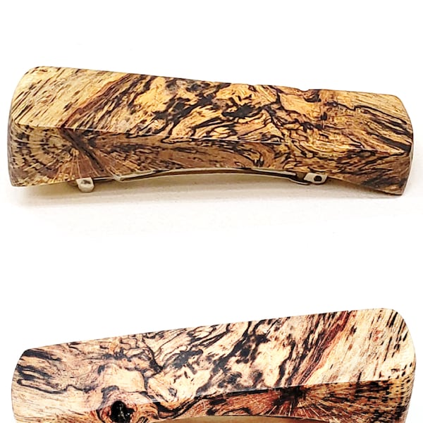 Wooden Hair Clip - Etsy