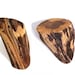 Live Edge Wood Wall Sconces | Floating Spalted Oak Log Sconce | Hanging ...