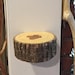 Live Edge Log Sconces Set W Keyhole Hanger Candle Picture Shelf Wood ...