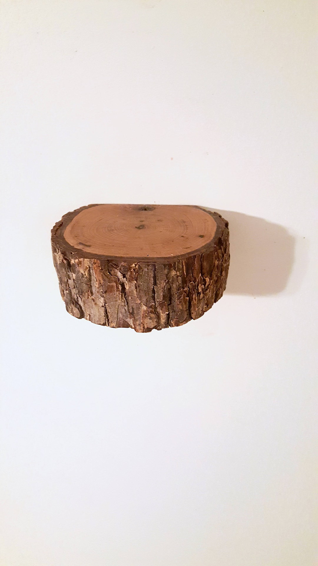 Live Edge Log Sconces Set W Keyhole Hanger | Candle Picture Shelf Wood ...