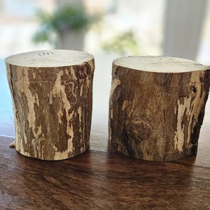 Hollowed Log Storage Keepsake Box | Rustic Live Edge Custom Engraved ...