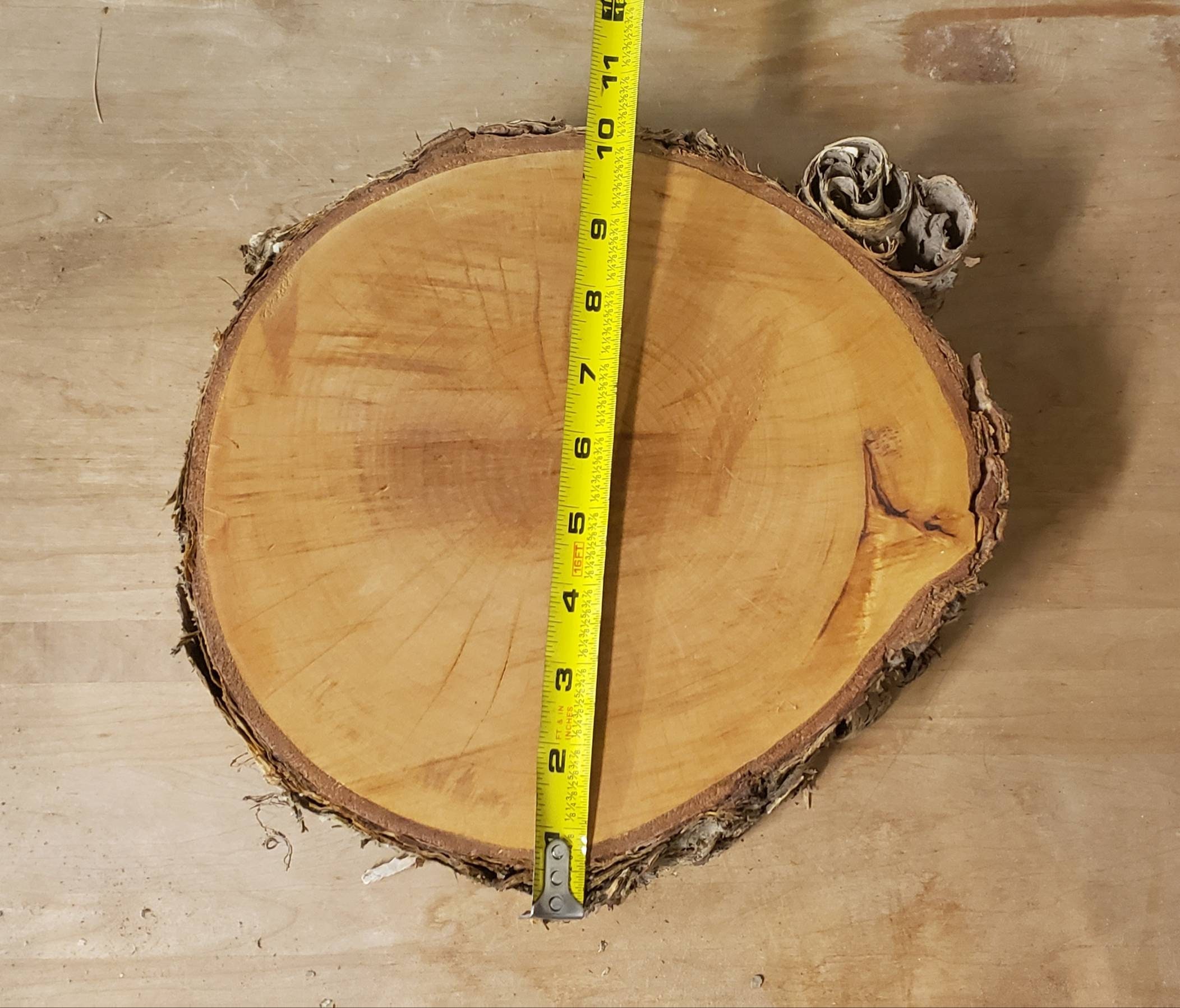 Finished Log Slice 10-12 Round Rustic Table - Etsy