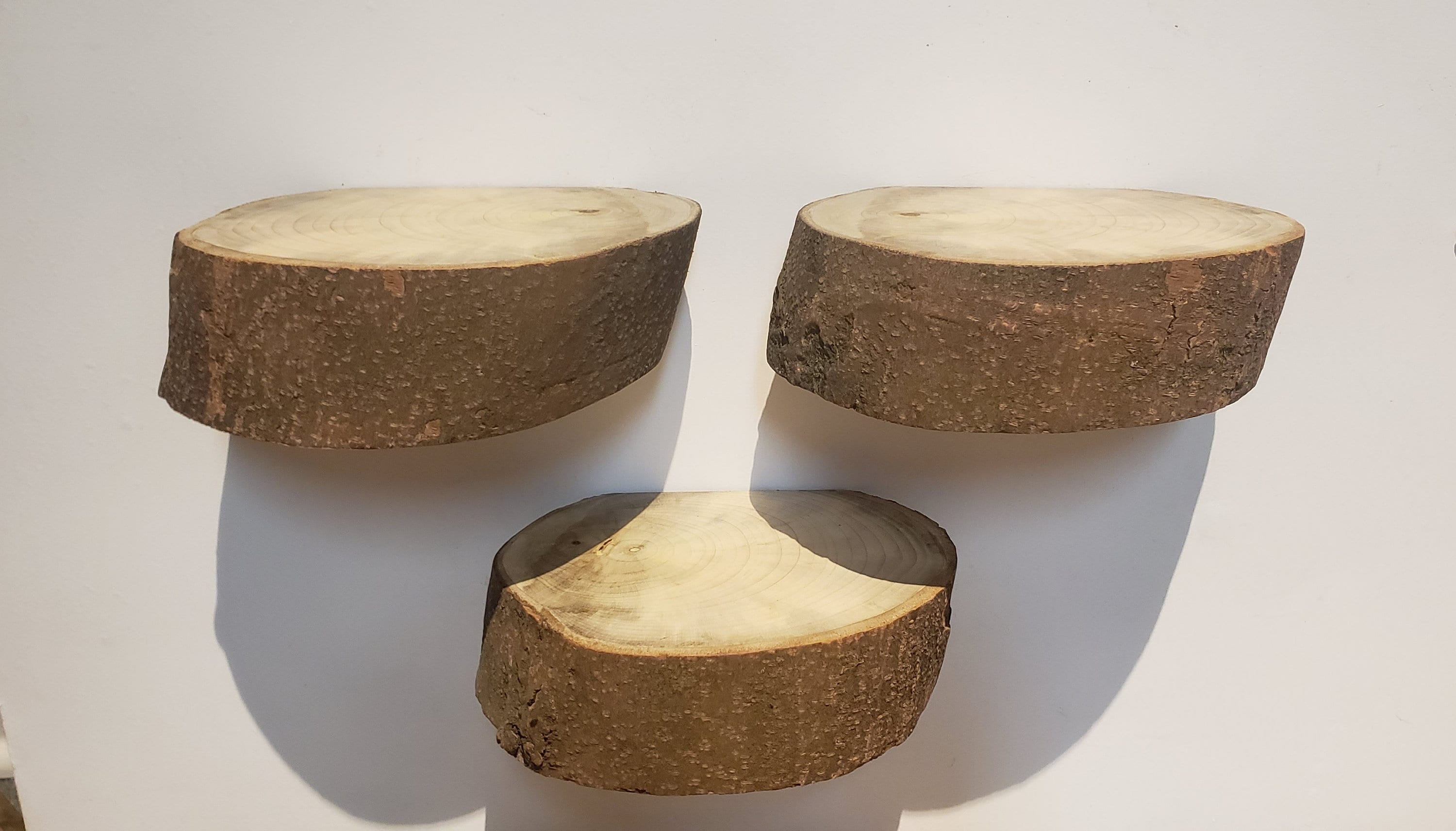 Live Edge Log Sconces Set W Keyhole Hanger Candle Picture - Etsy