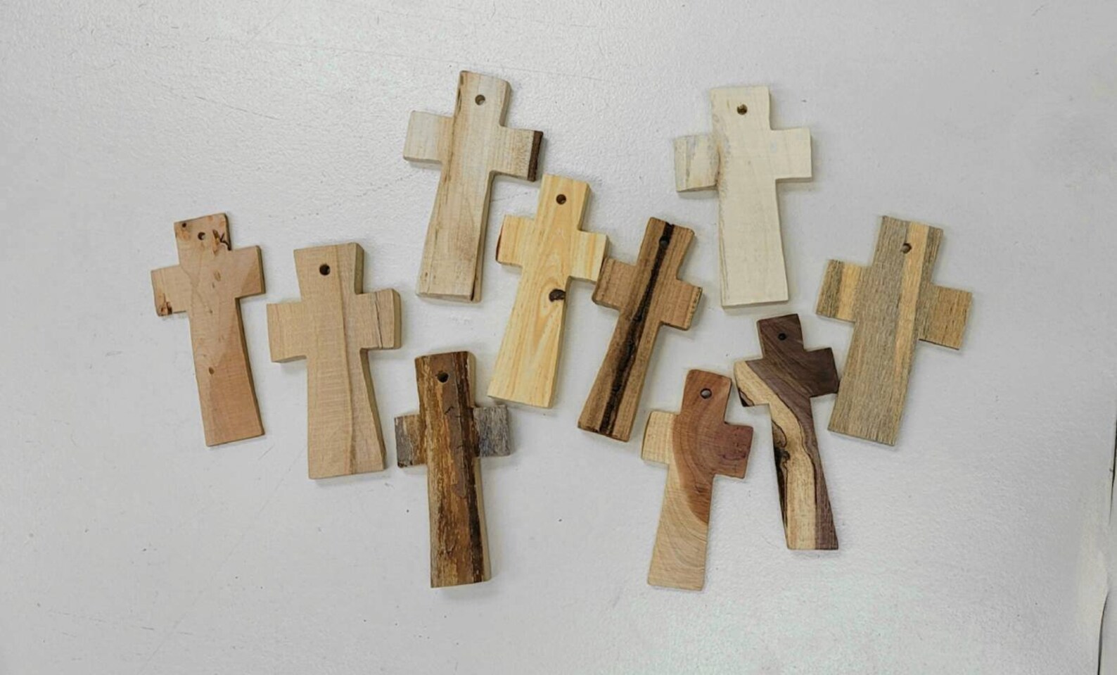 Wooden Crosses Set of 10 3-4 Rustic Wood Cross - Etsy