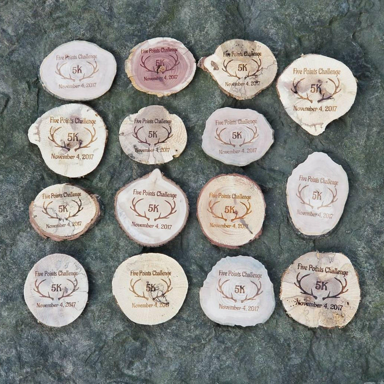 Custom Engraved Log Slice 3-4in Personalized Wood Slice - Etsy