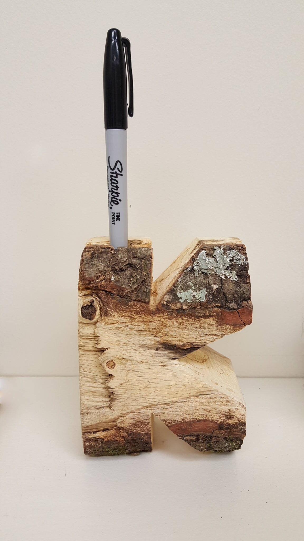 Standing Wood Letters Rustic Custom Live Edge Wooden Word or - Etsy