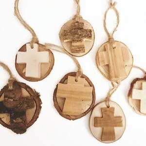 Wooden Cross Ornament Gift Favor Bulk Order of Rustic Wood Crosses ...