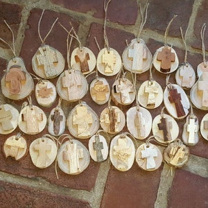 Wooden Cross Ornament Gift Favor Bulk Order of Rustic Wood Crosses ...