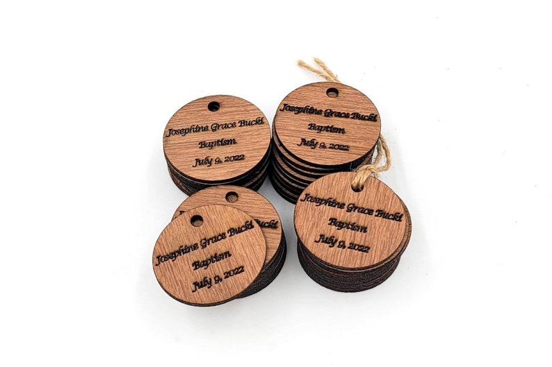 Engraved Gift Tag-custom Wooden Ornaments Personalized - Etsy
