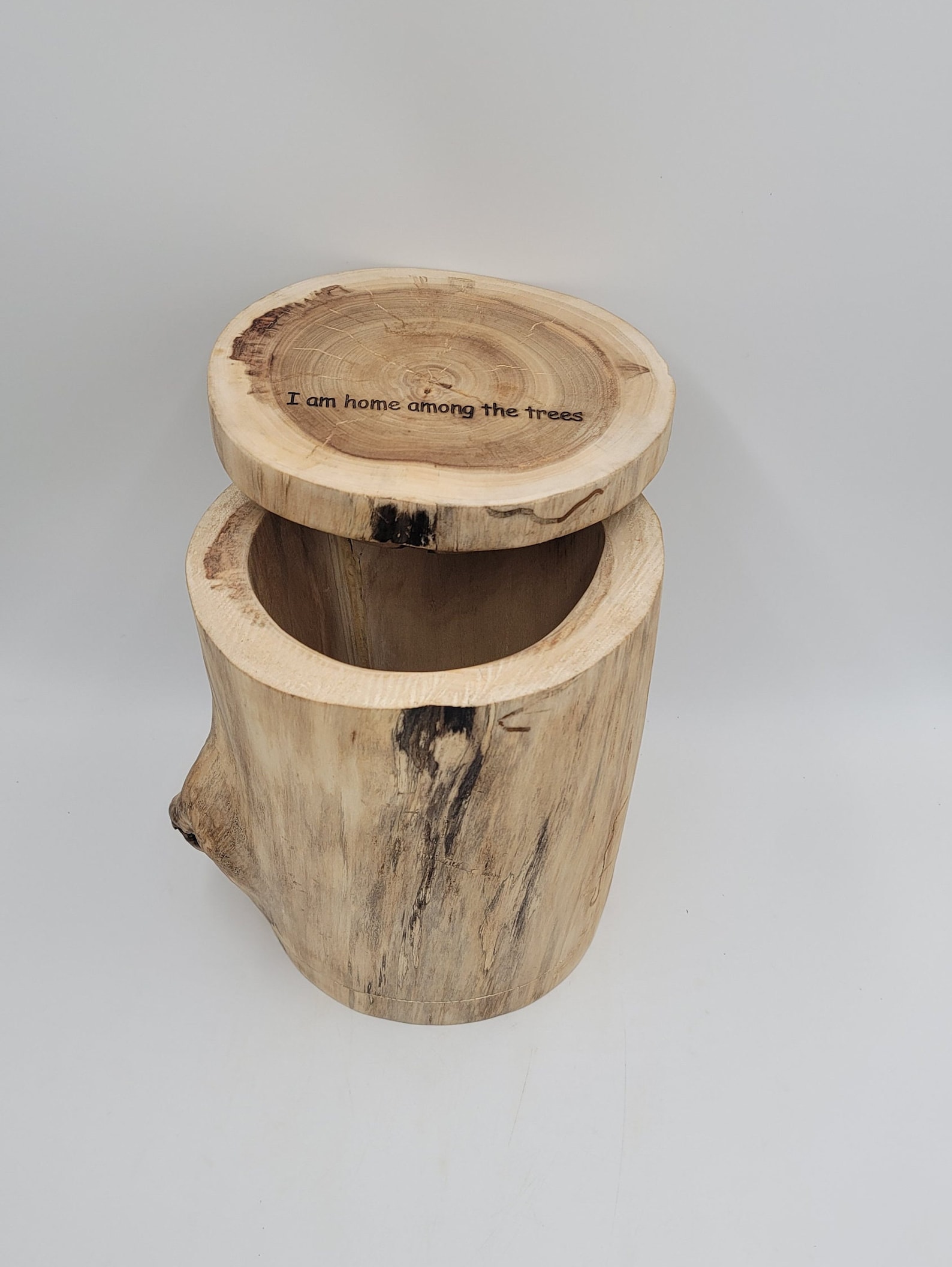 Log Cremation Urn-large | Custom Made Hollowed Tree for Human Remains ...