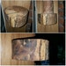 Live Edge Log Sconces Set W Keyhole Hanger Candle Picture Shelf Wood ...