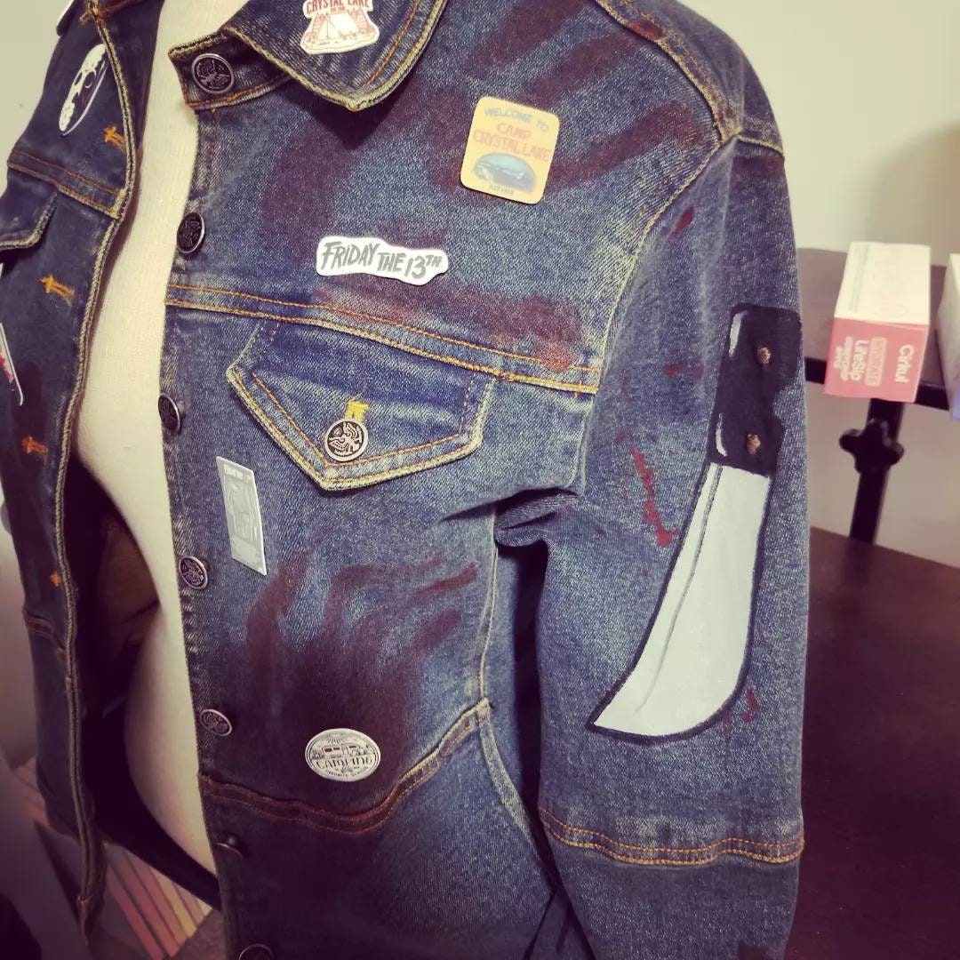 Custom Punk Horror TGIF Friday 13th Denim Jacket OOAK Size Medium - Etsy