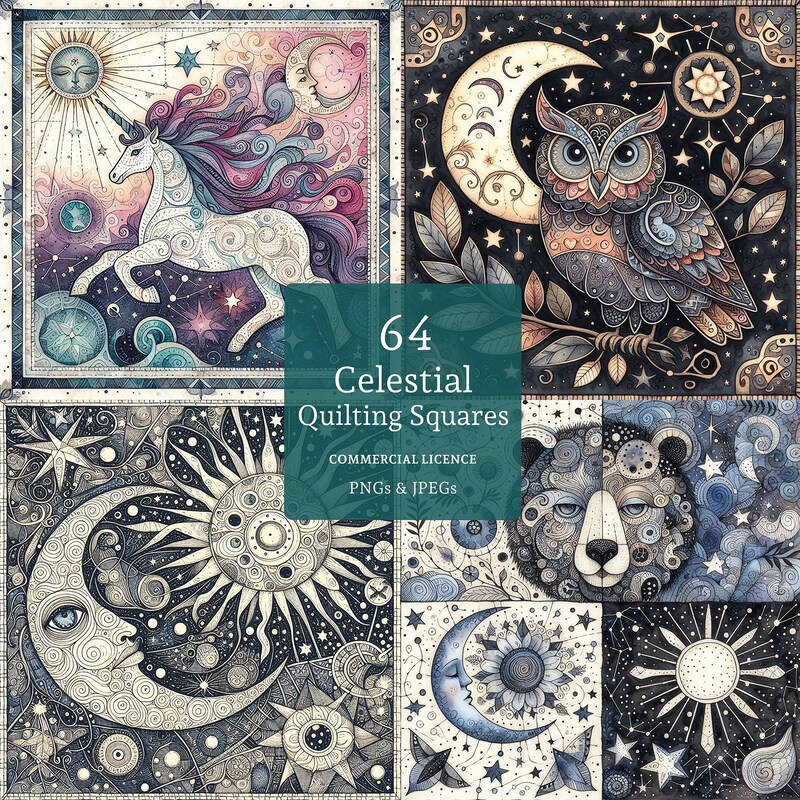 Celestial Art Square - Etsy