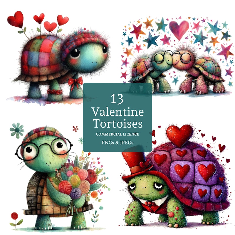Free Clip Art Turtles - Etsy UK