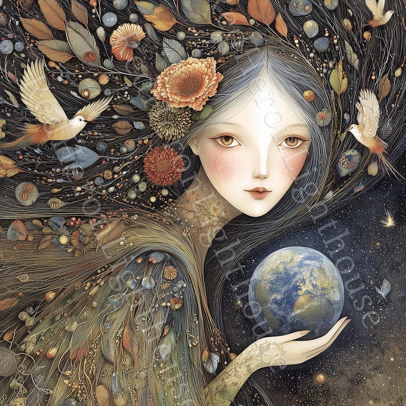 Planet Earth Honoring Clipart, Enchanted Mother Nature & World ...