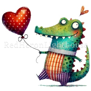 Jungle Love Animal Clipart, 12 High Quality Pngs/jpgs, Funny Valentine ...