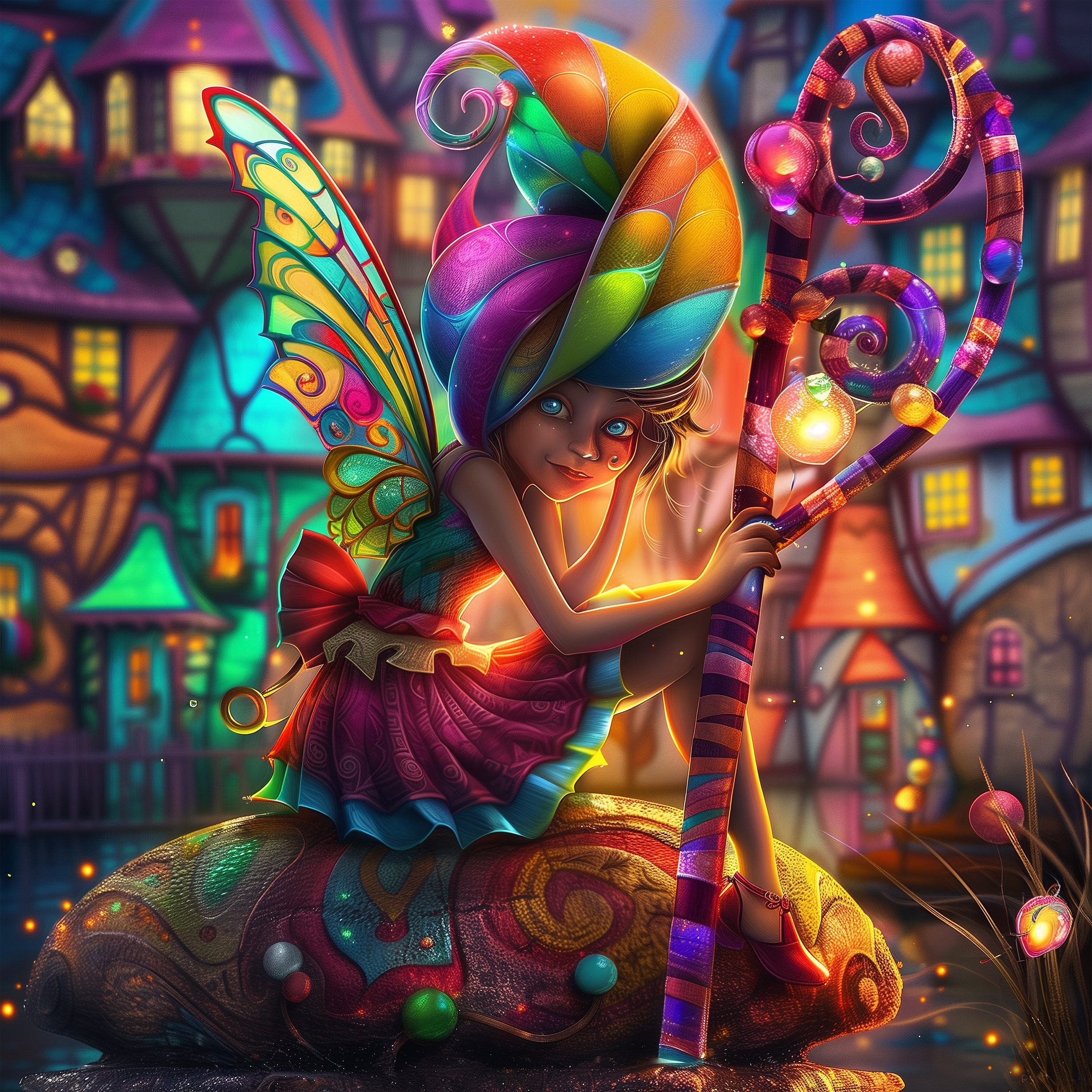 15 Psychedelic Fairies Clipart Set High Quality Designs, 15 Jpgs ...