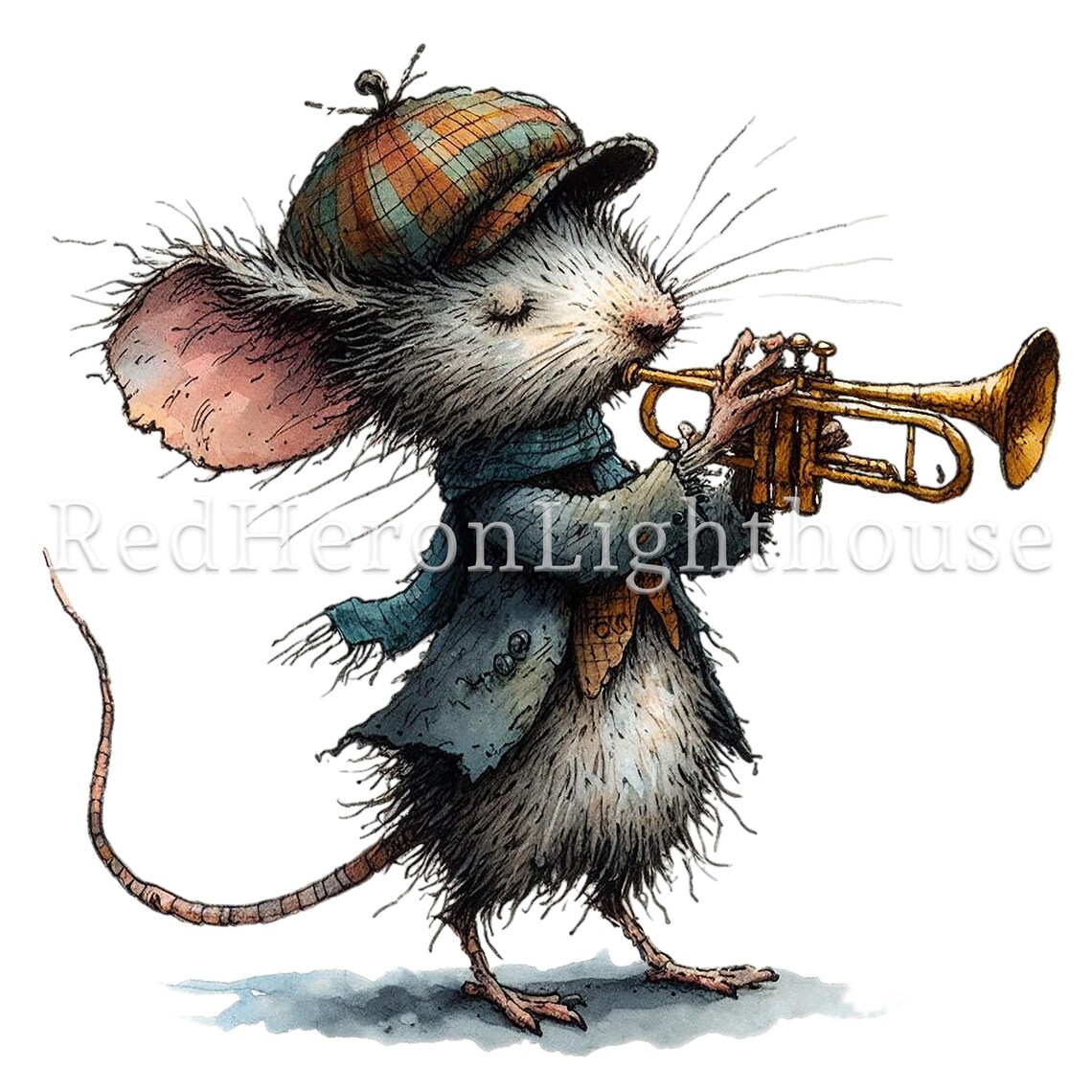 Musical Mice Clipart, 18 High Quality Pngs/jpgs, Quirky Mouse Images ...