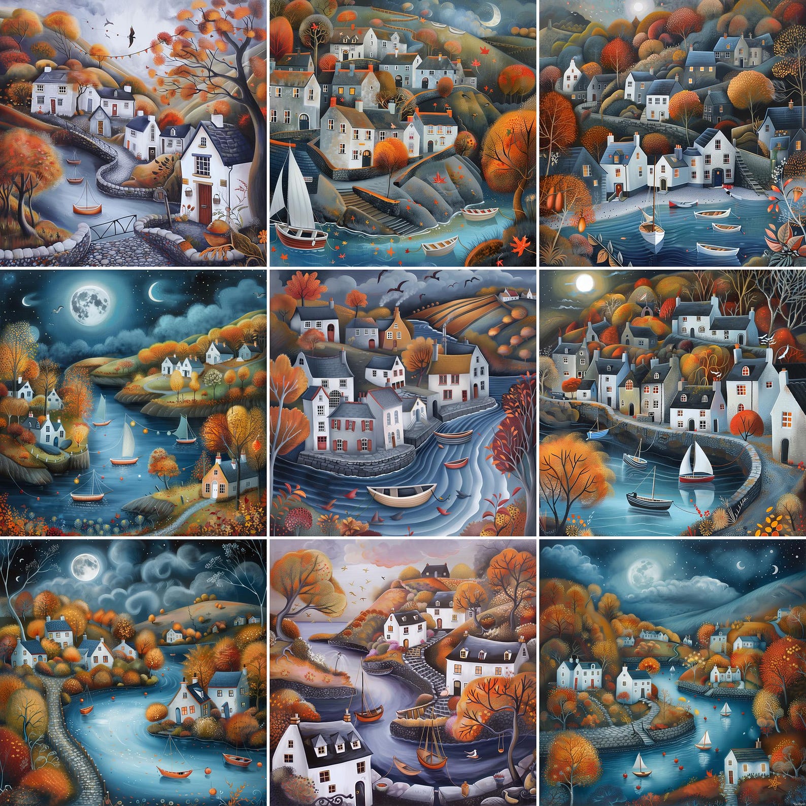 Enchanted Coast Clipart 36 High Quality Jpgs, Four Seasons, Calendar ...