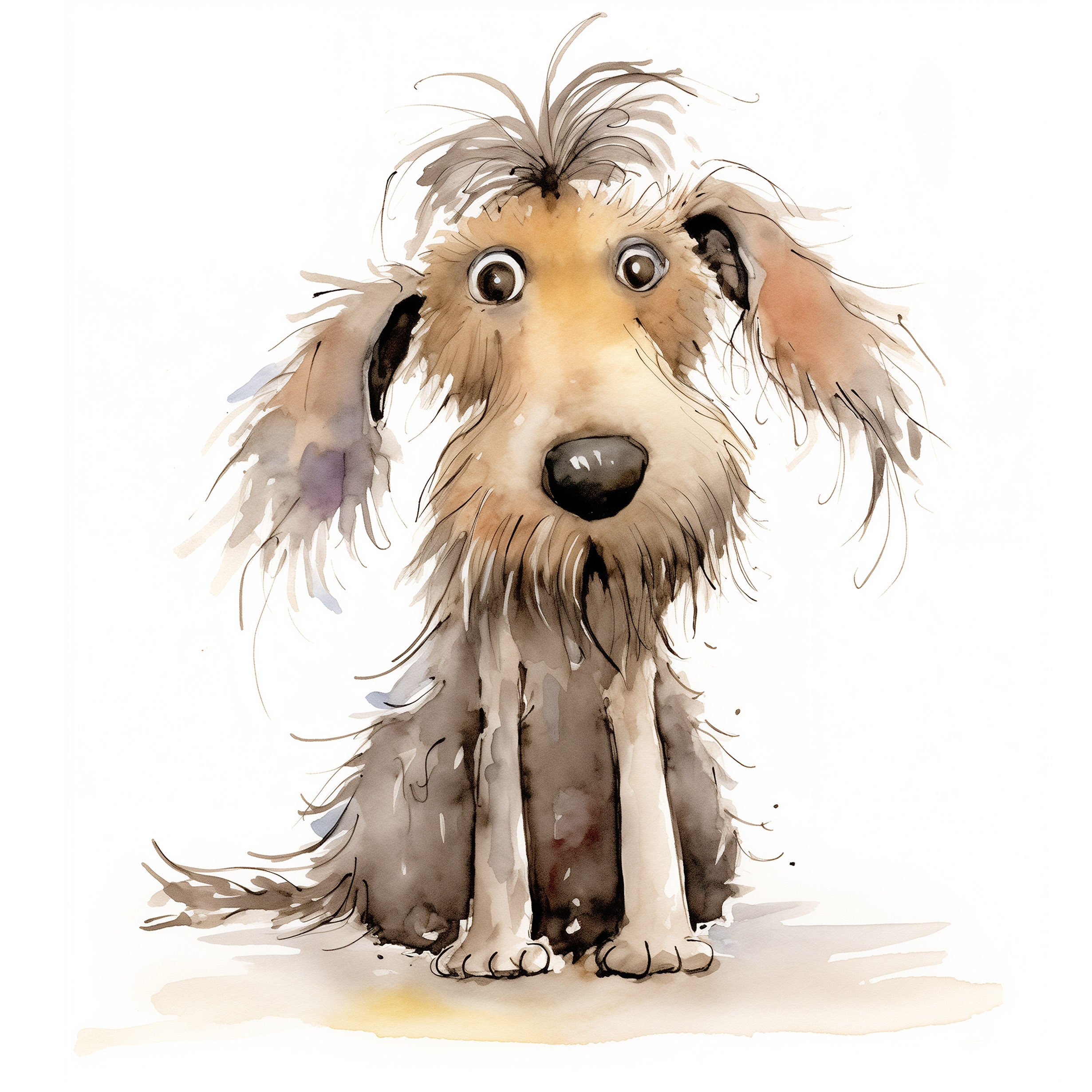 Scruffy Dog Clipart Bundle, 20 Pngs/jpgs, High Quality Designs ...