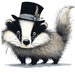 15 Cute Badgers Clipart Set, Pngs/jpgs, Funny Badgers, Adorable ...
