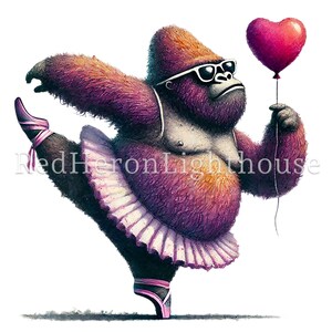 Jungle Love Animal Clipart, 12 High Quality Pngs/jpgs, Funny Valentine ...