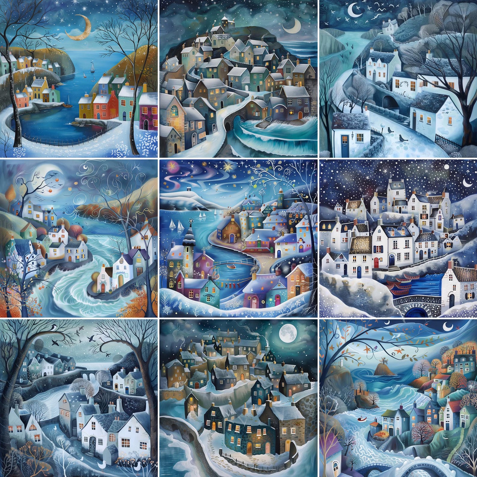 Enchanted Coast Clipart 36 High Quality Jpgs, Four Seasons, Calendar ...