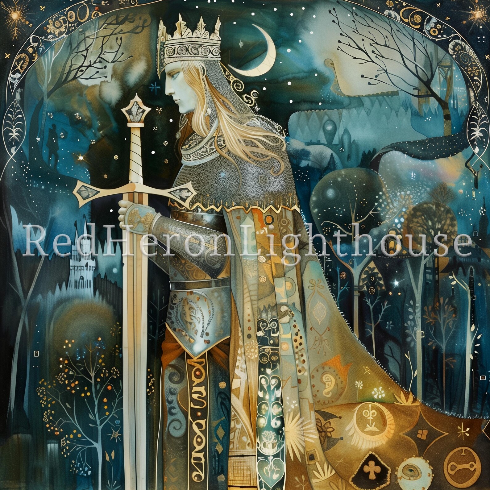 Enchanted King Arthur, 18 High Quality Jpgs, Arthurian Legend Excalibur ...