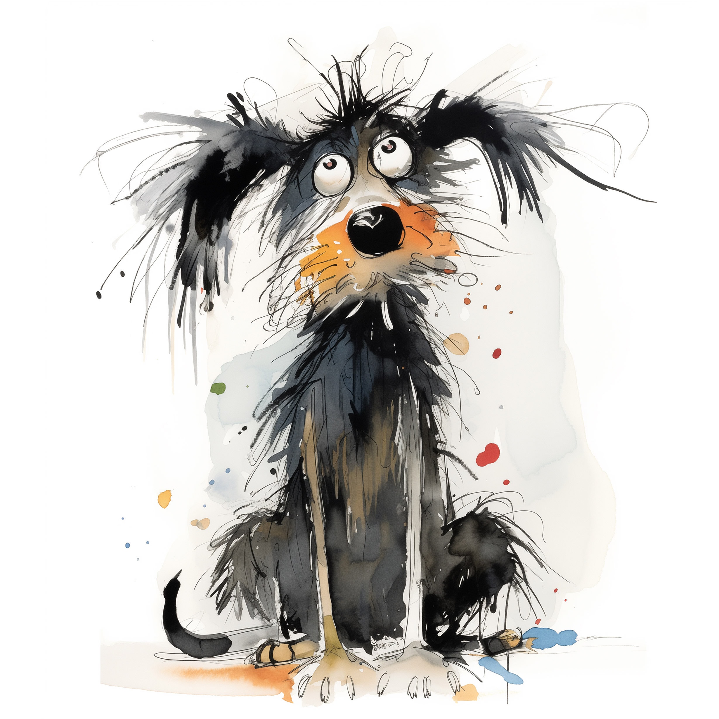 Scruffy Dog Clipart Bundle, 20 Pngs/jpgs, High Quality Designs ...