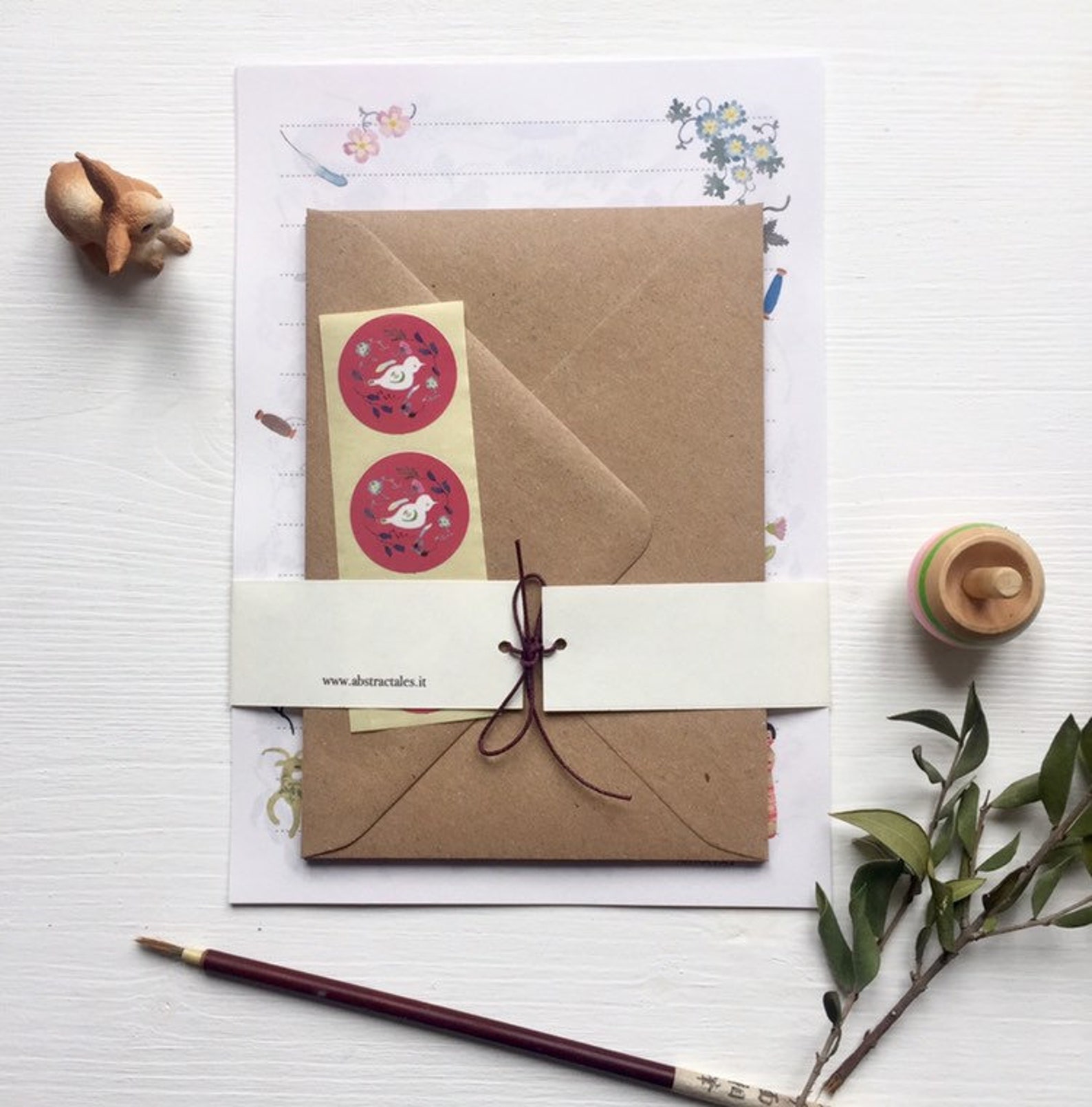 Letter Paper Set Letter Writing Set With Watercolour | Etsy