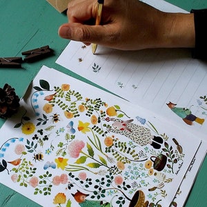 Letter Paper Set, Letter Writing Set, Eco Friendly Letter Writing Set ...