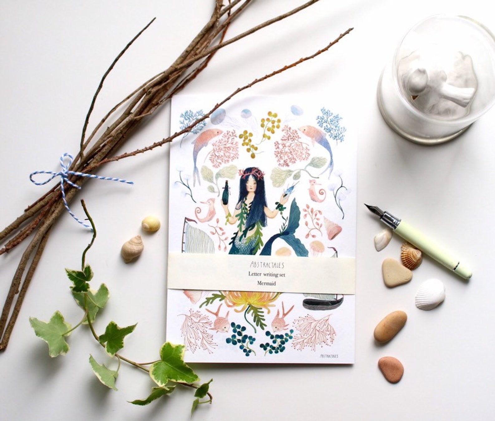 Letter Paper Set Letter Writing Set With Watercolour - Etsy