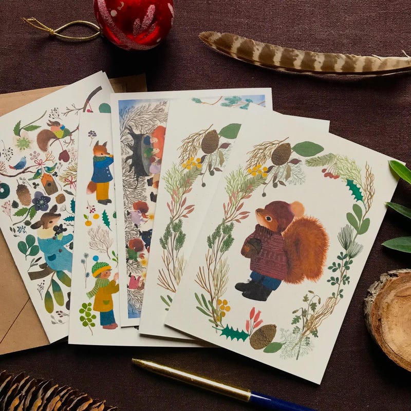 Christmas Card Set - Etsy