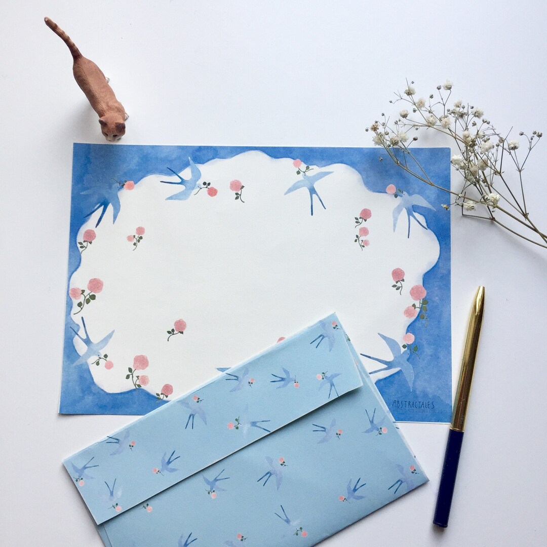 Instant Download Letter Writing Set, Printable Letter Writing Set in ...