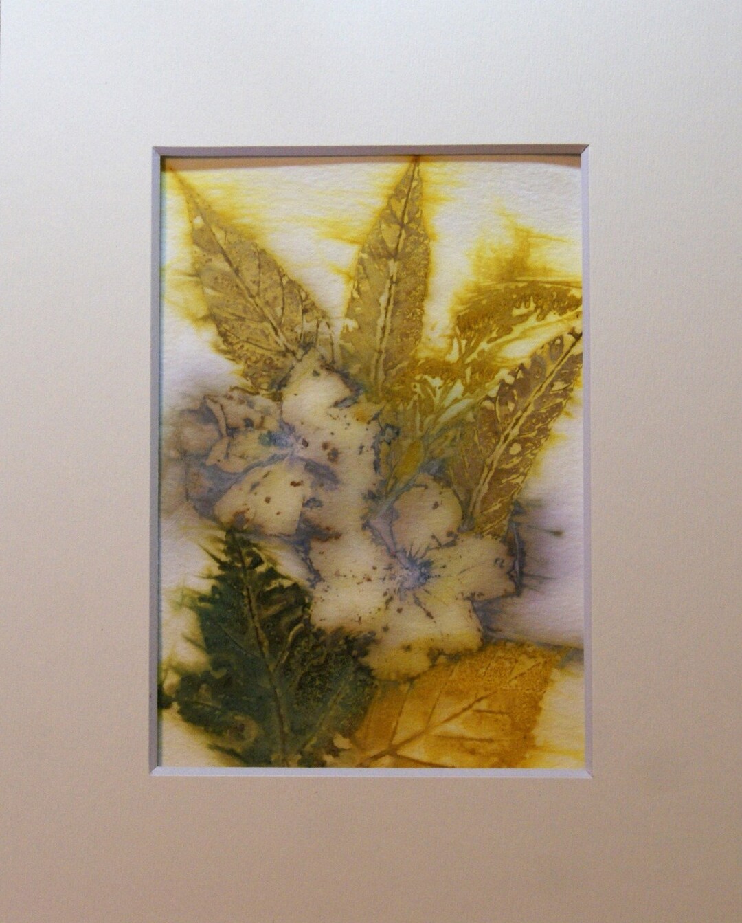 Boiled Book Leaf and Flower Print 8 X 10 - Etsy