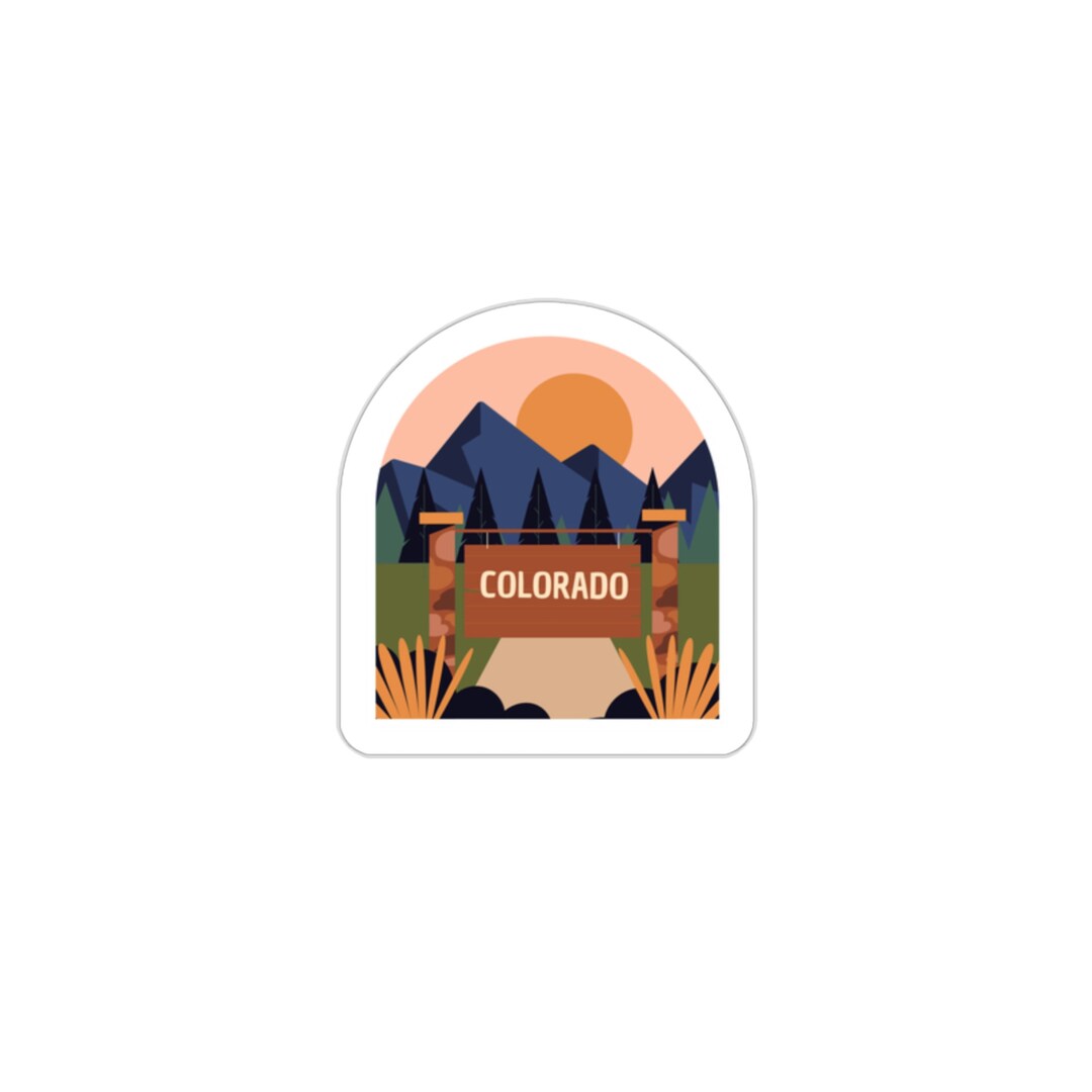 COLORADO Die Cut Sticker - Etsy