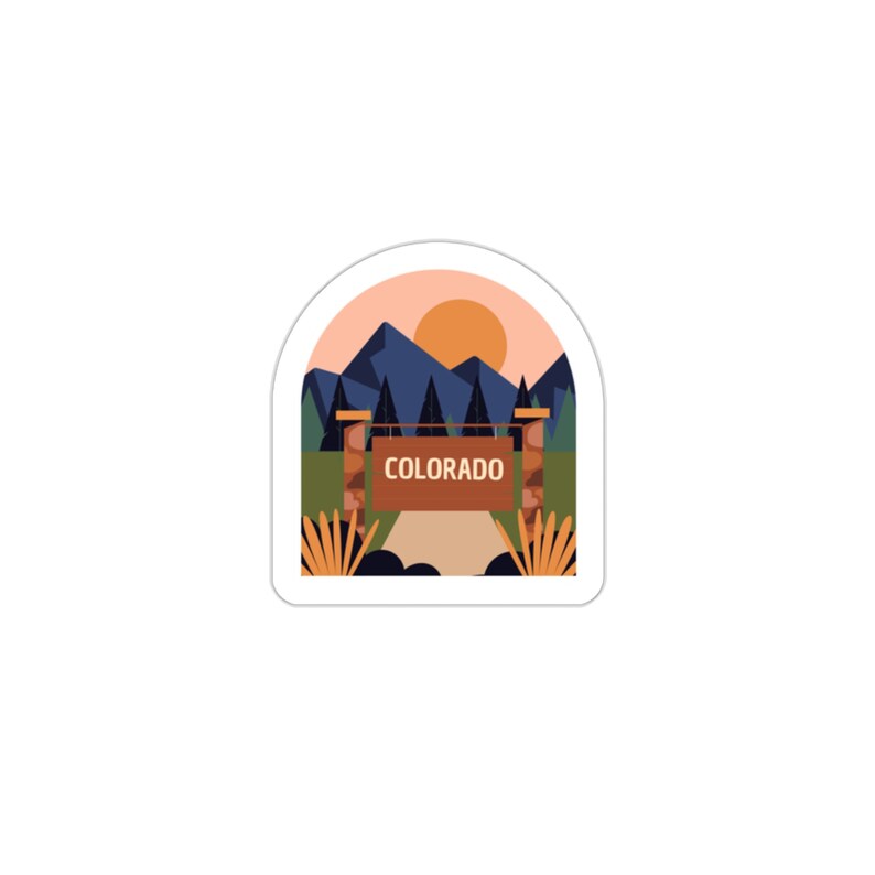 COLORADO Die Cut Sticker - Etsy