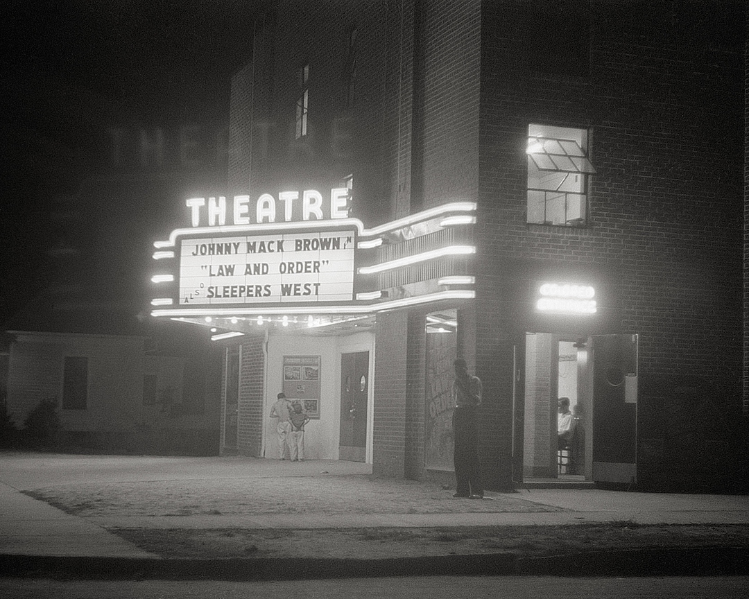 Old Theatre In Black And White