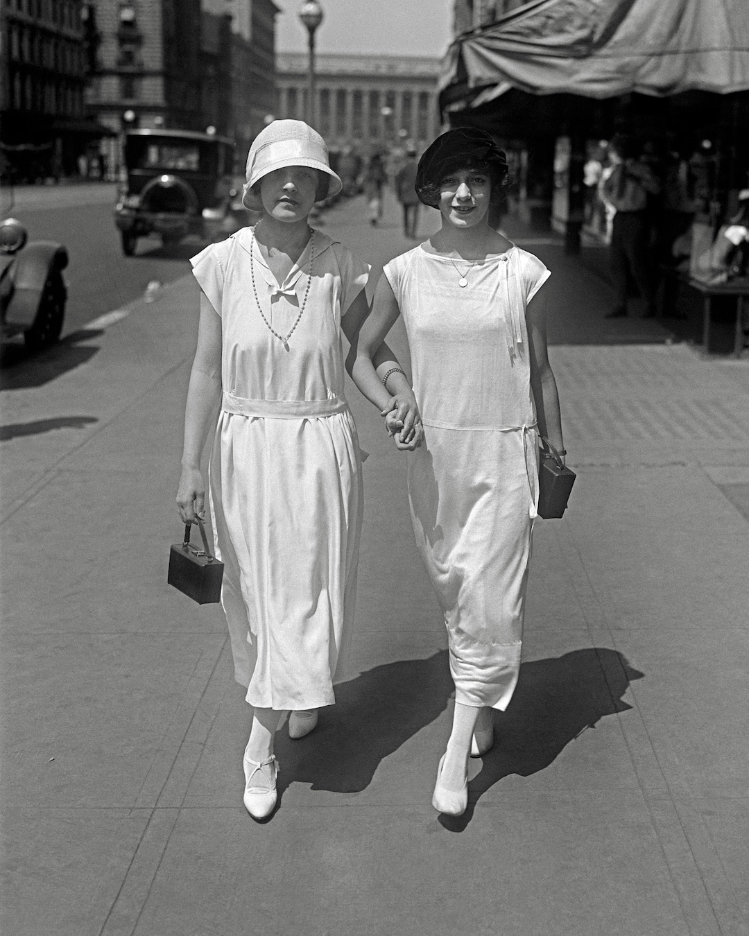 Walking Hand in Hand, 1924. Digital Photo Download. Vintage Black ...
