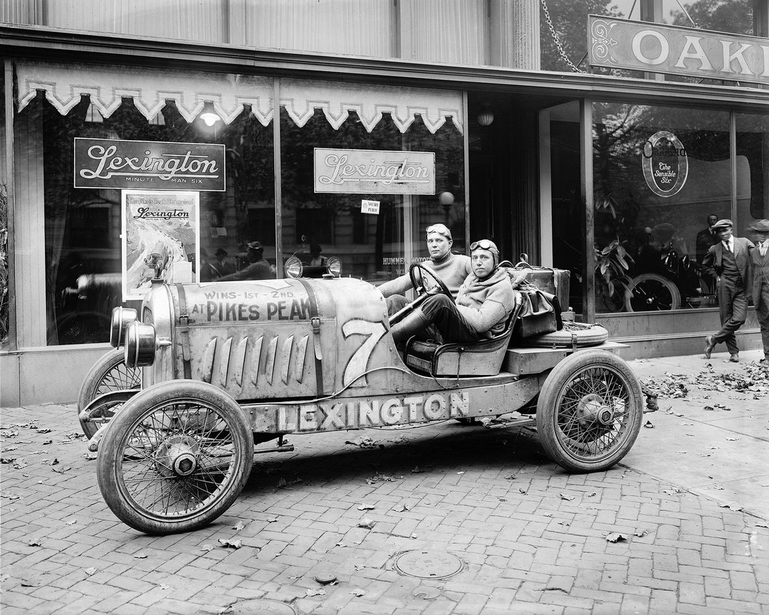 Championship Race Car, 1922. Vintage Photo Reproduction Print. Black ...
