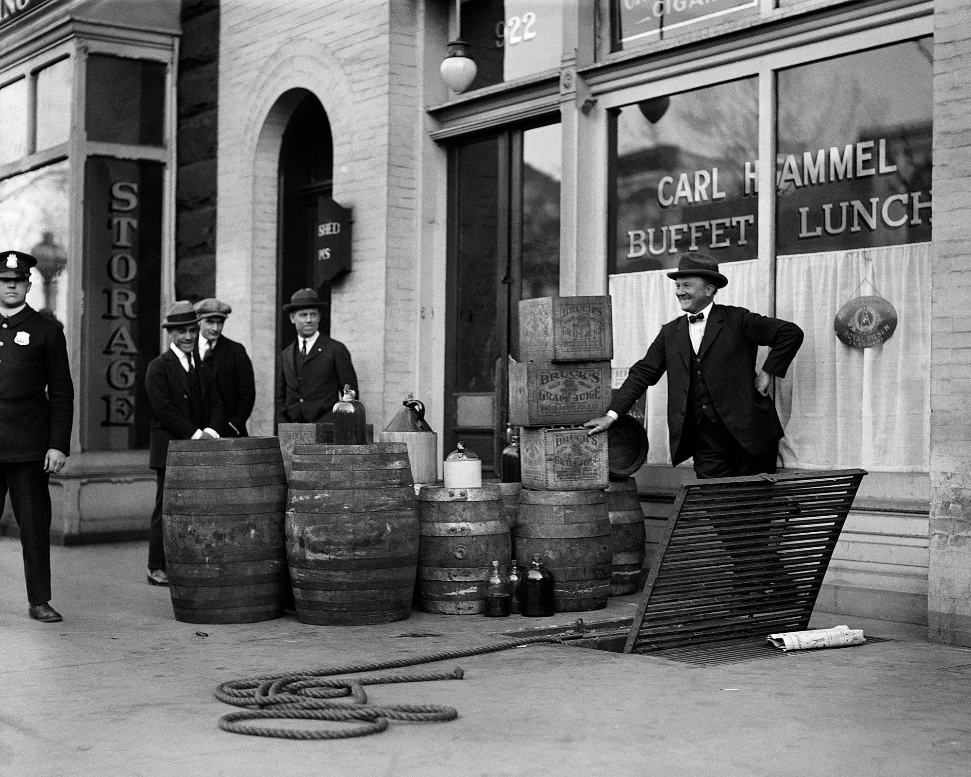 Bootleg Liquor Raid 1923. Vintage Photo Reproduction Poster | Etsy