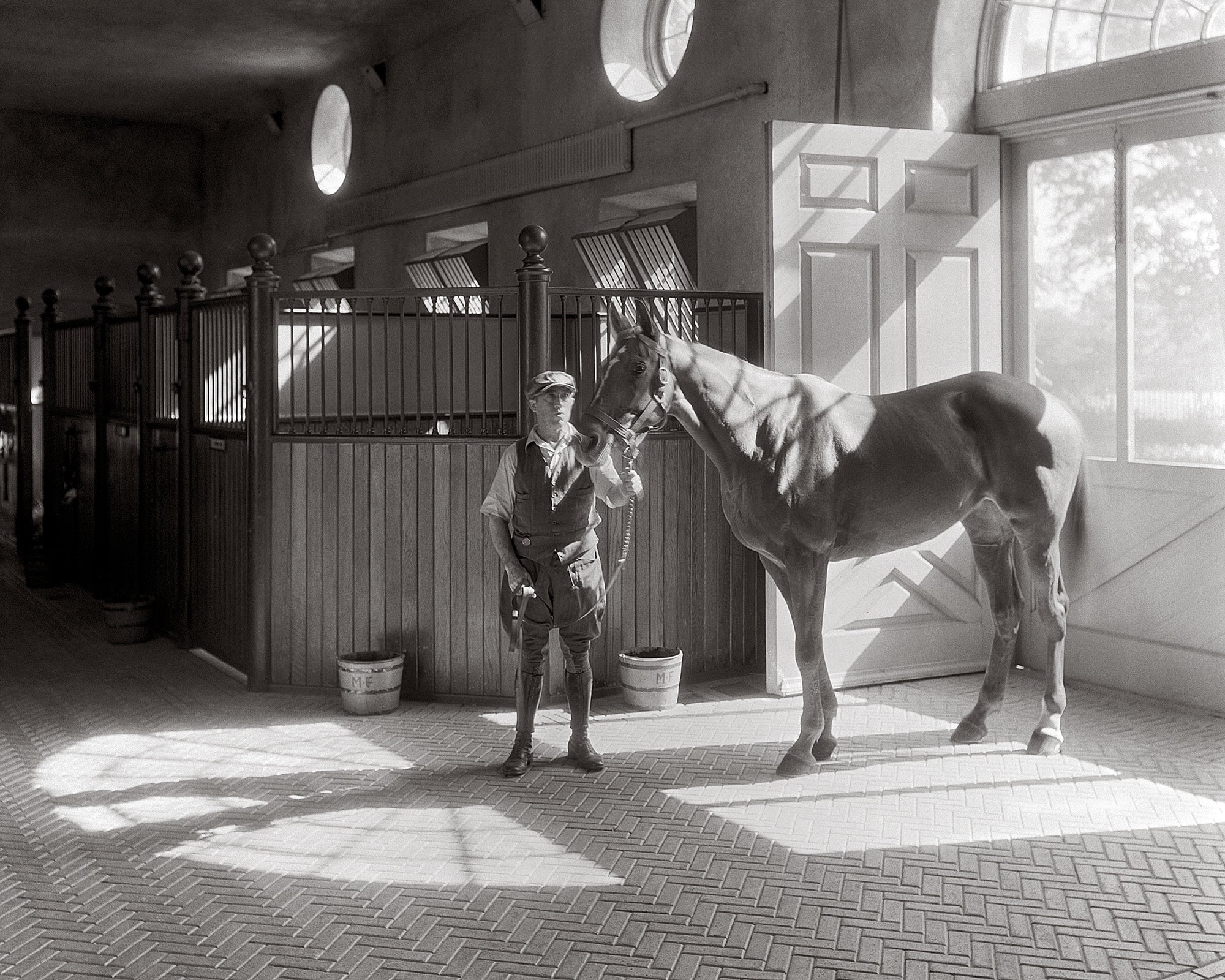 Horse Stable 1933. Vintage Photo Reproduction Poster Print. | Etsy