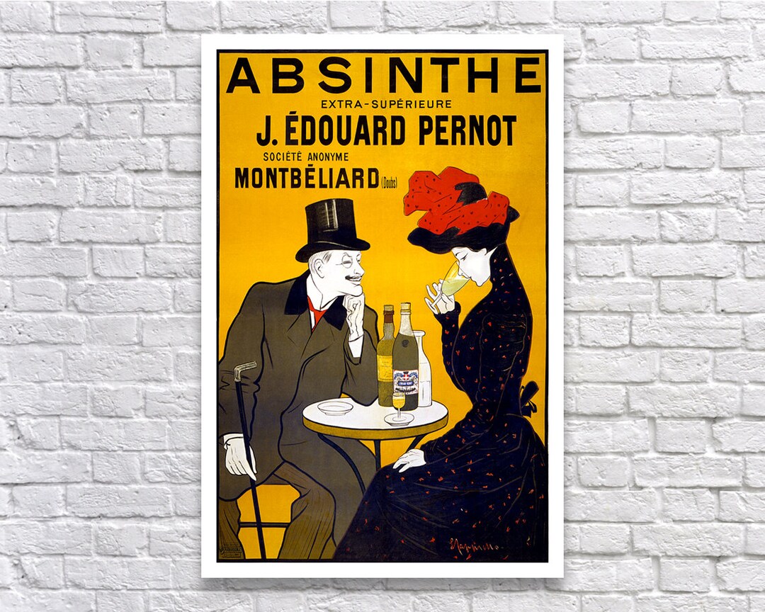 Absinthe, 1905. Vintage Poster Reproduction Print. Advertising ...