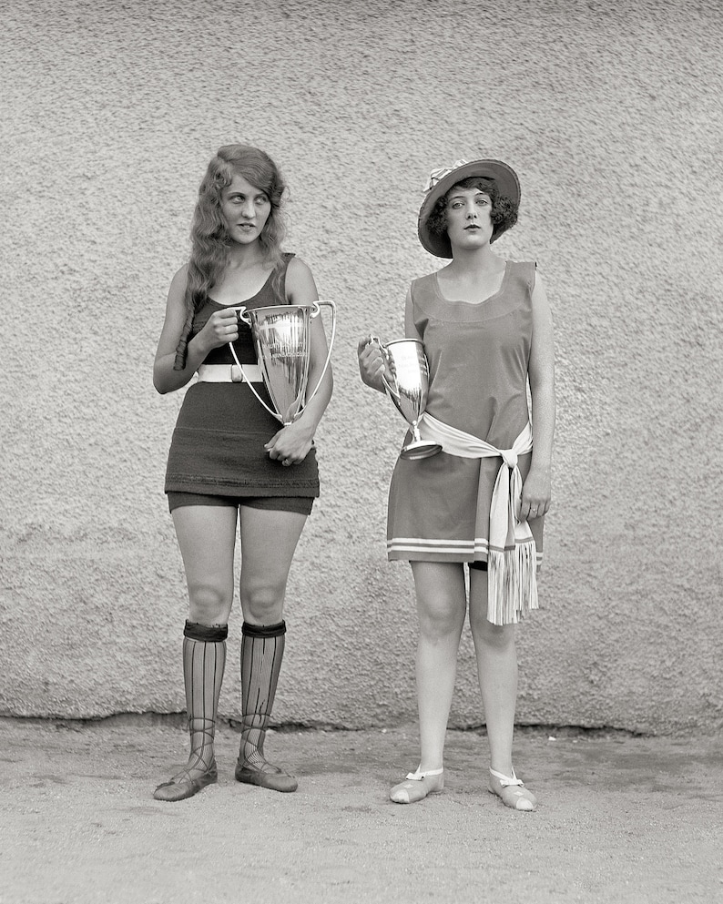 Bathing Beauty Contest 1922. Vintage Photo Reproduction | Etsy