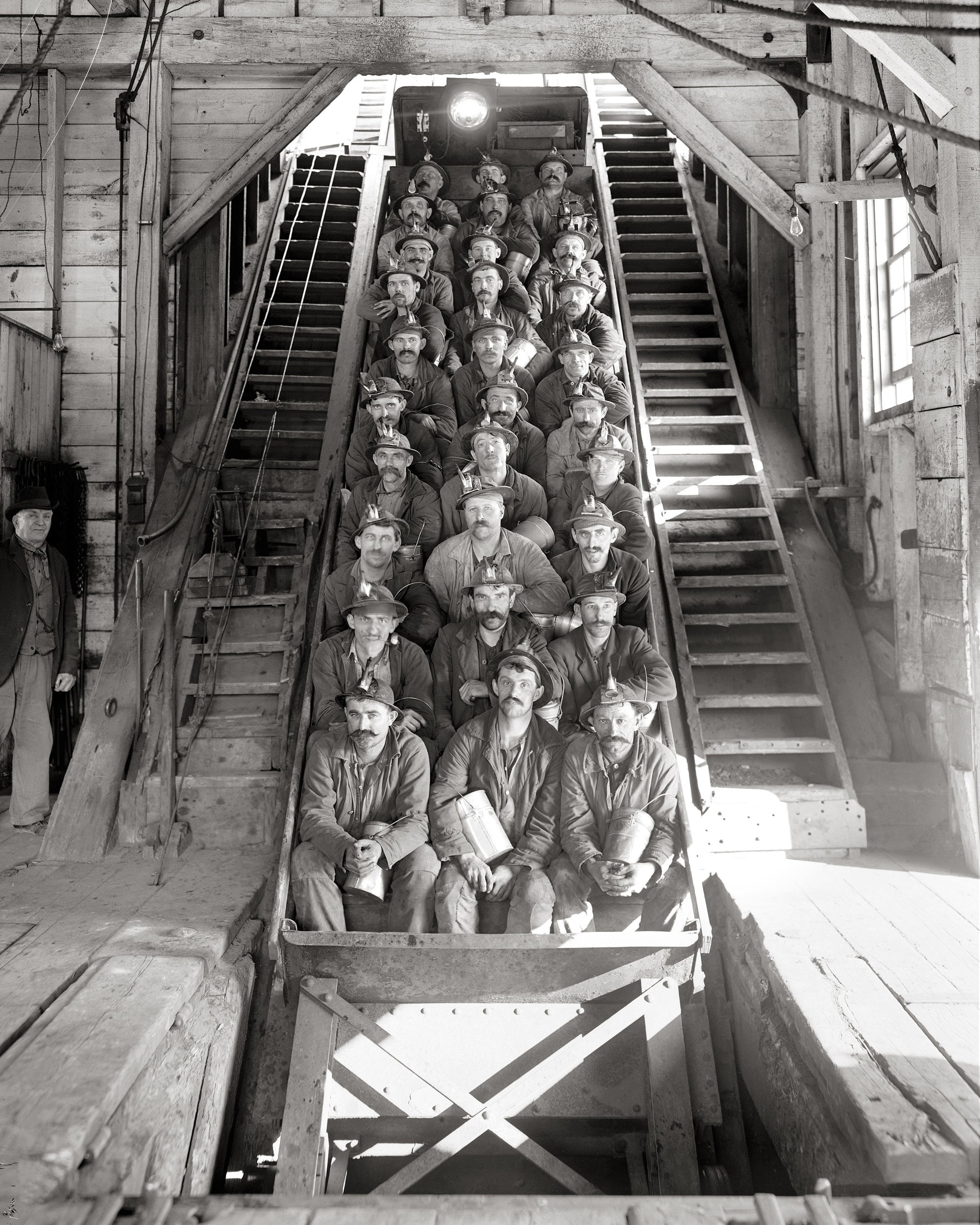 Michigan Copper Miners 1906. Vintage Photo Reproduction | Etsy